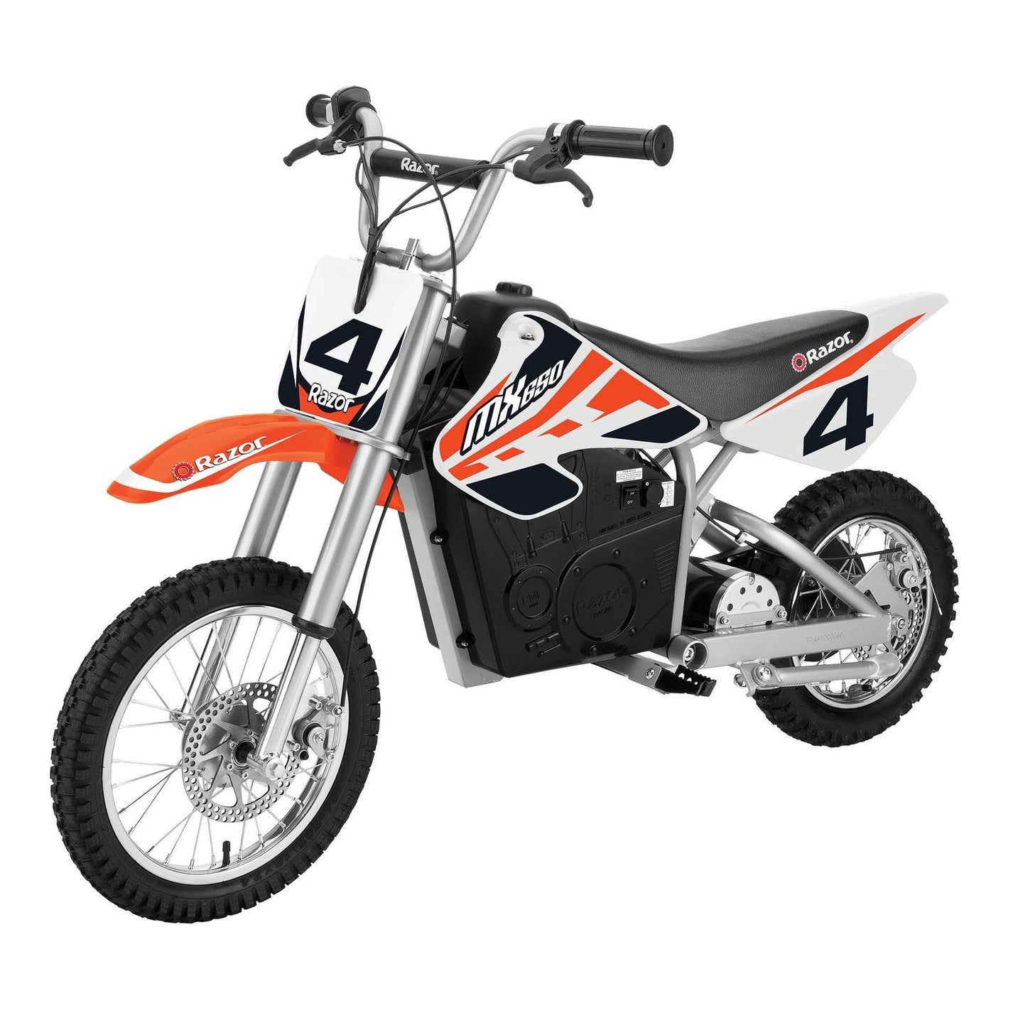 Razor MX650 Dirt Rocket High-Torque Electric Motocross Dirt Bike, 17 M ...