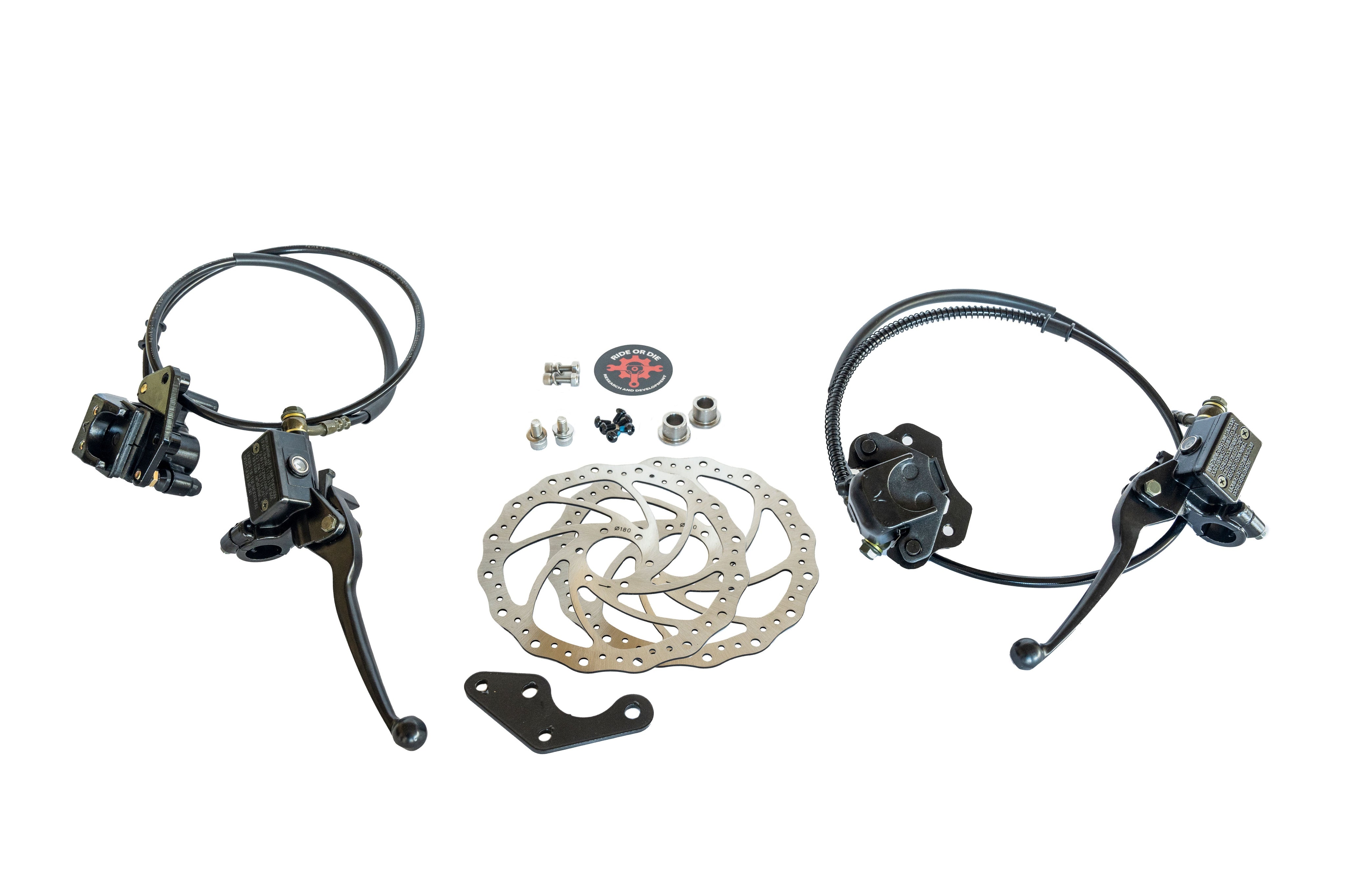Full Front and Rear Hydraulic Brake Kit – EmotoWorx